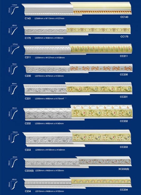 Gypsum Cornices Design ID-05 - Shahenoor Corporation | scbd