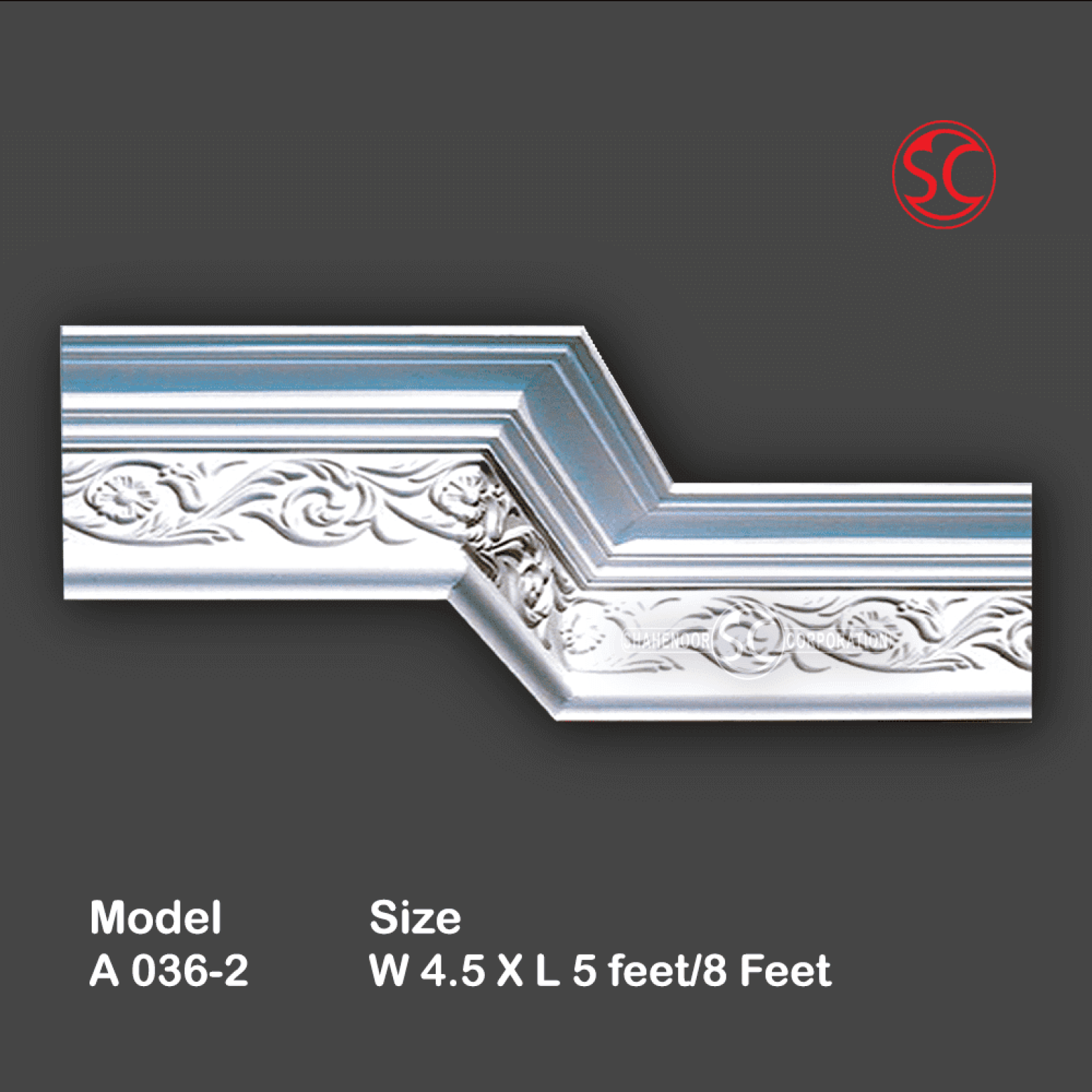 Cornice Mold Model A036-2(8 Feet) - Shahenoor Corporation | scbd